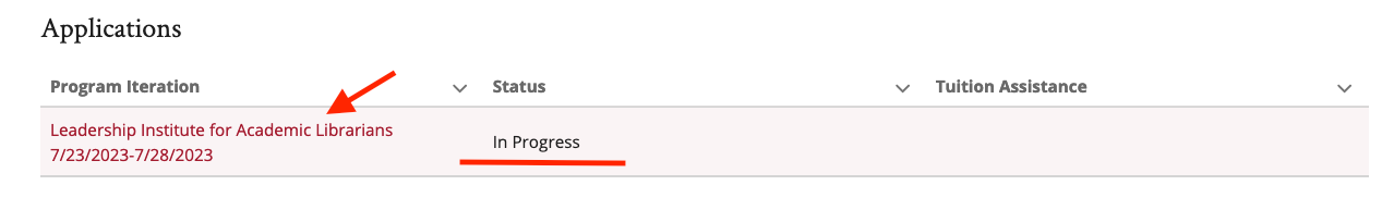 Access my form and check my admissions status