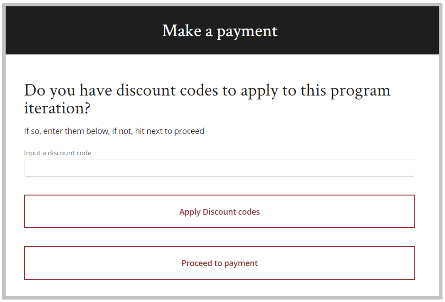 How to apply a discount code to your invoice